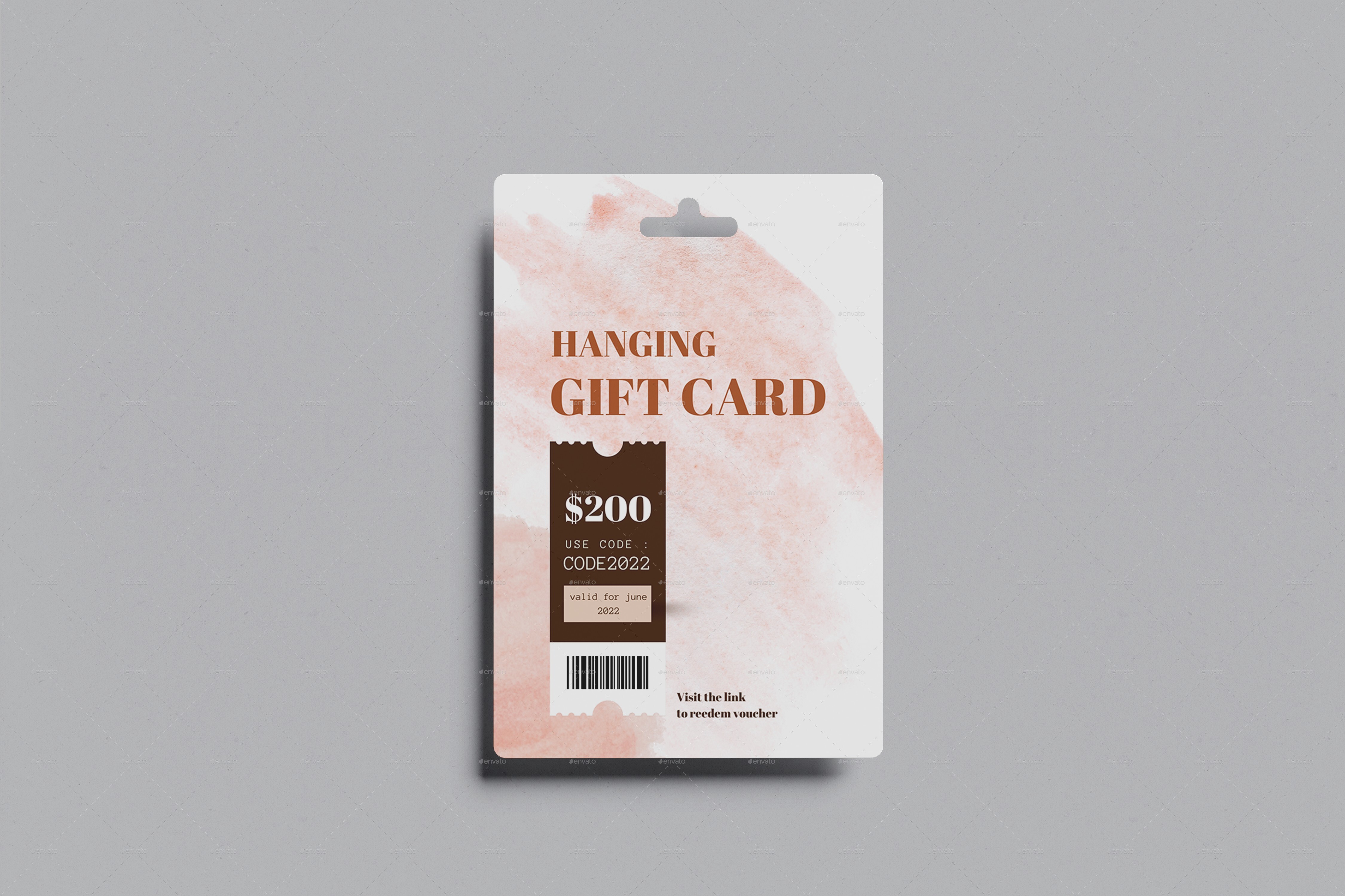 Hanging Giftcard Mockup, Graphics | GraphicRiver