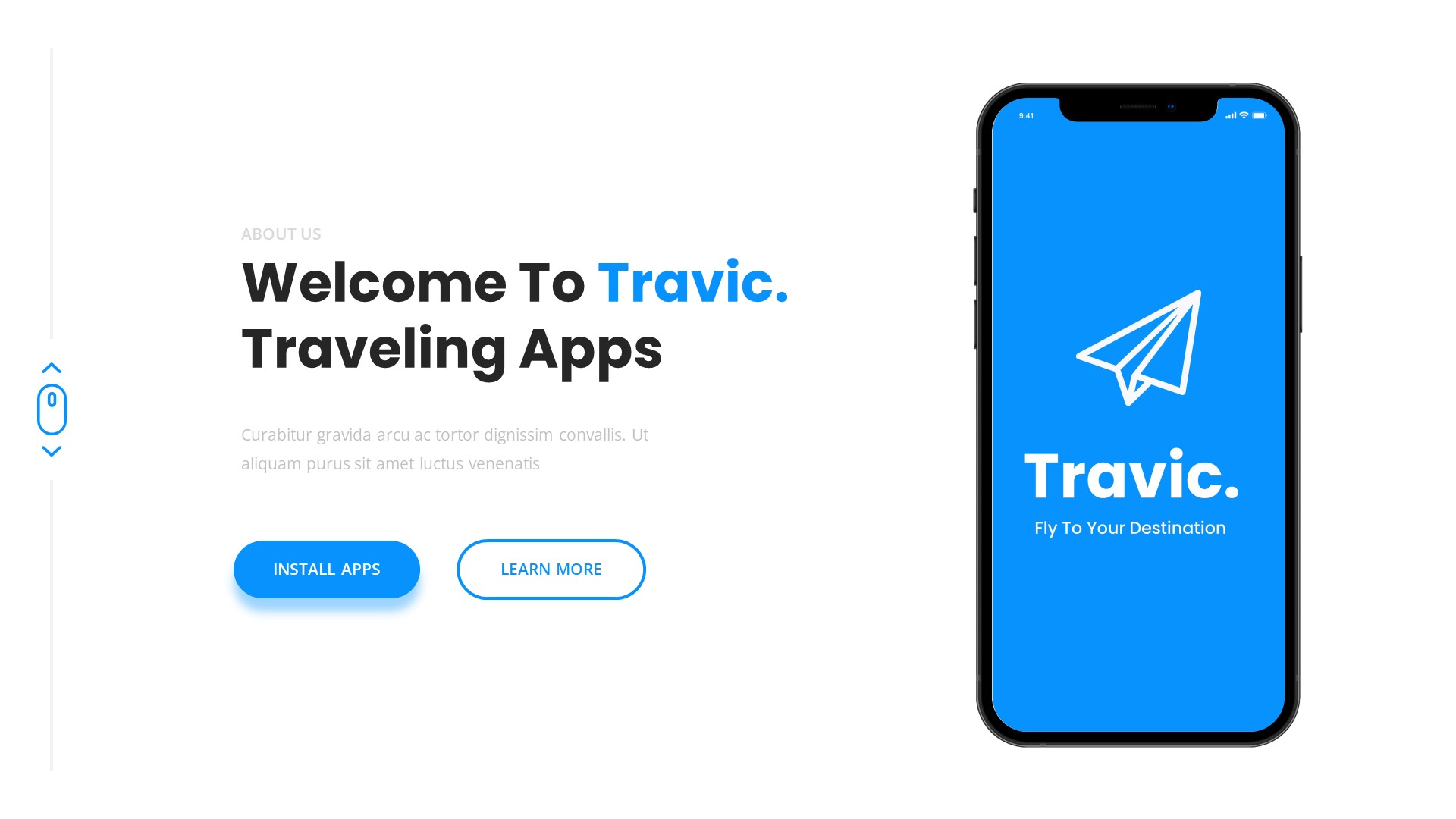 Travic - Travel Agency Mobile App Google Slides Template, Presentation ...
