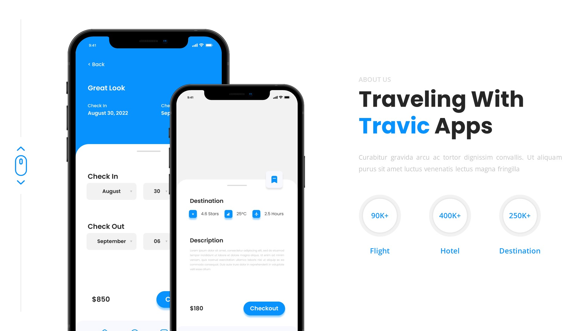 Travic - Travel Agency Mobile App Google Slides Template, Presentation ...
