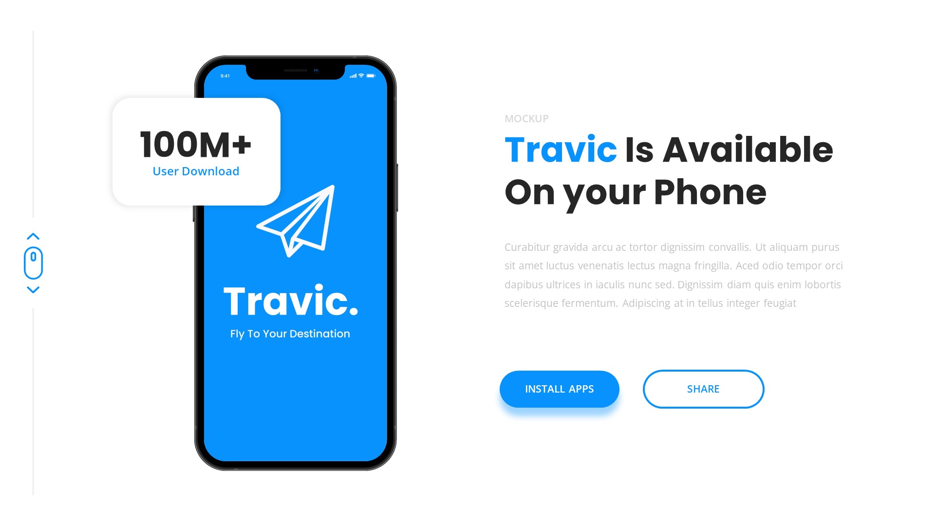 Travic - Travel Agency Mobile App Google Slides Template, Presentation ...