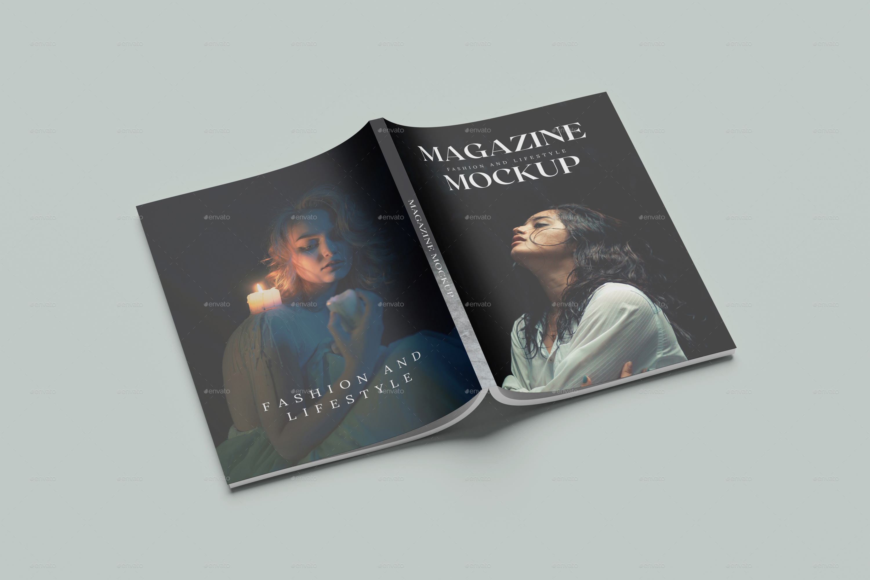 A4 Magazine Mockup by AkmalStudio | GraphicRiver