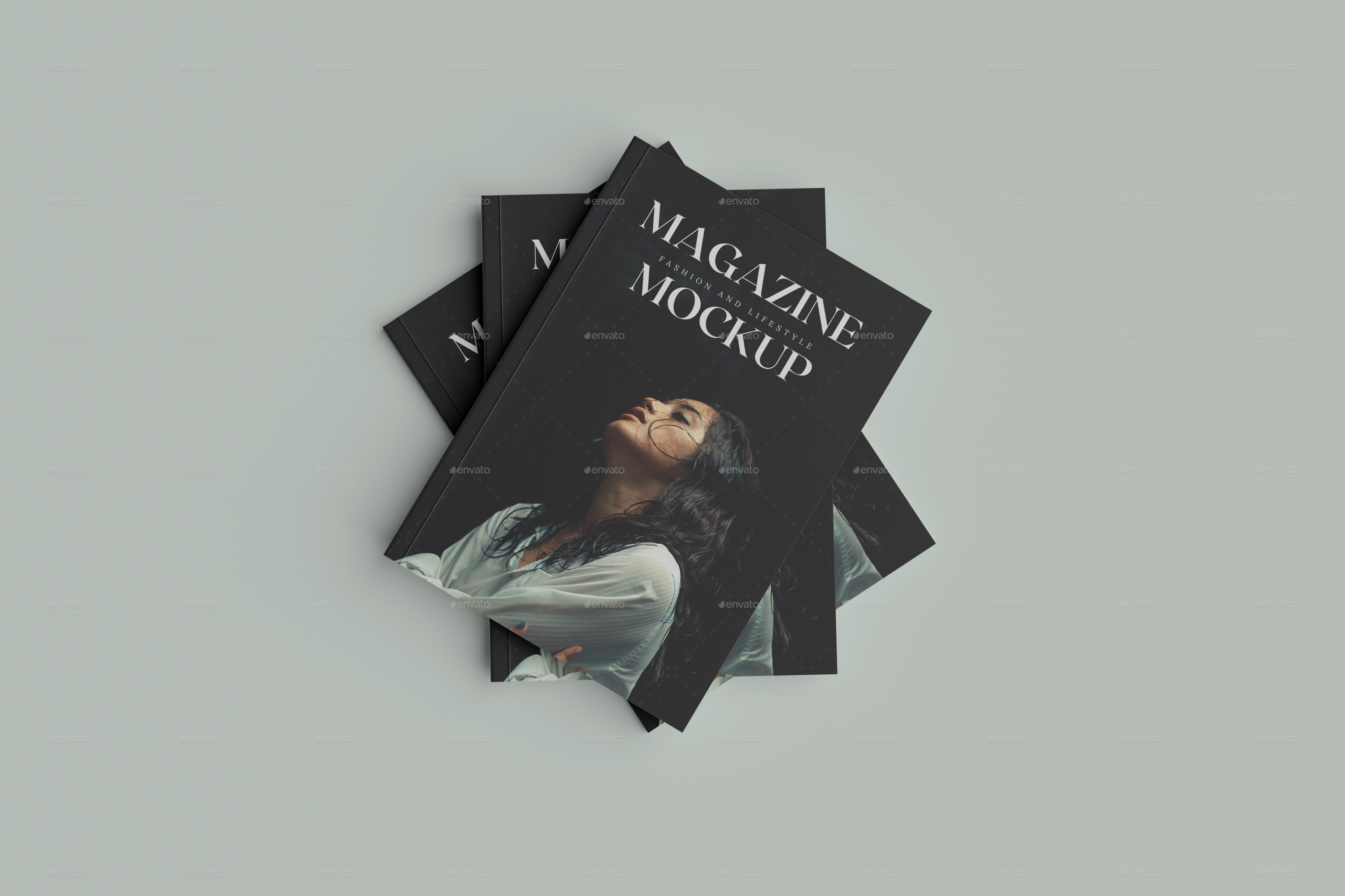 A4 Magazine Mockup by AkmalStudio | GraphicRiver
