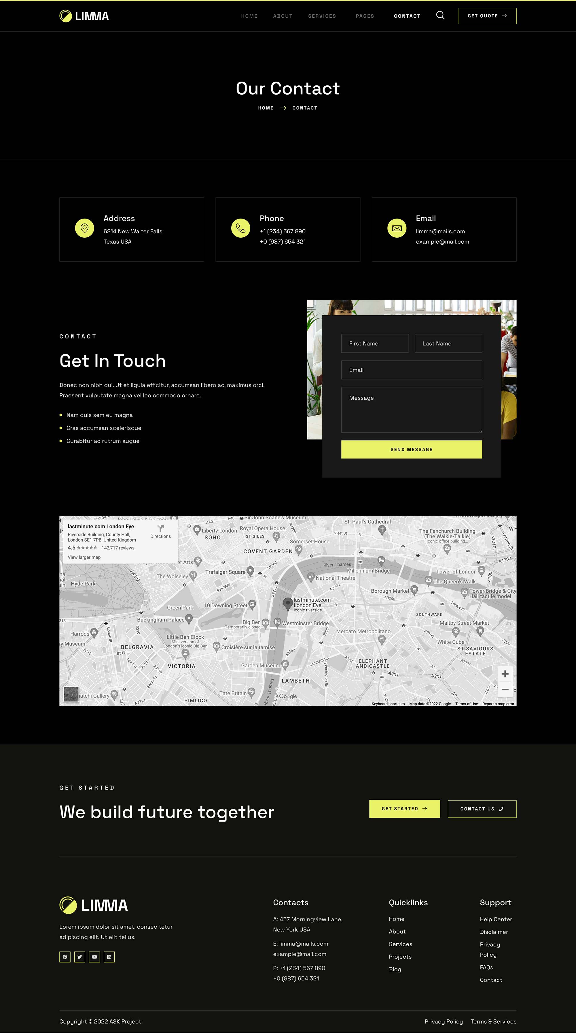 Limma - IT Solutions & Services Company Elementor Template Kit by ...