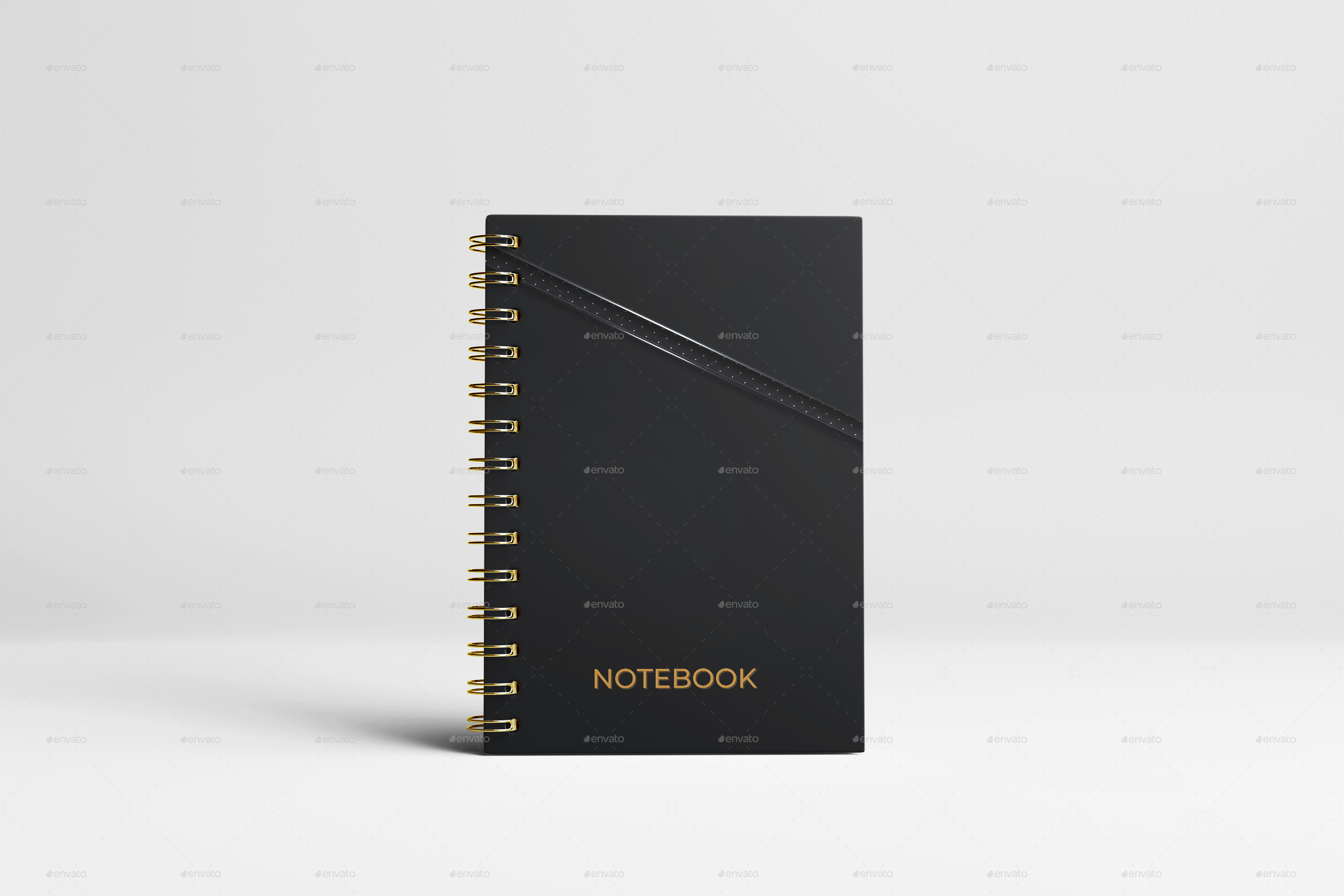 Spiral Book Mockup, Graphics | GraphicRiver