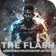 The Flash - Lightning Photoshop Action, Add-ons | GraphicRiver