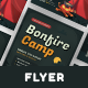 Bonfire Camp Flyer, Print Templates | GraphicRiver