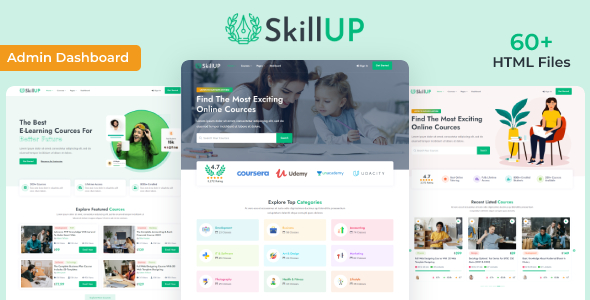 SkillUp | Online Education HTML Template by themezhub | ThemeForest