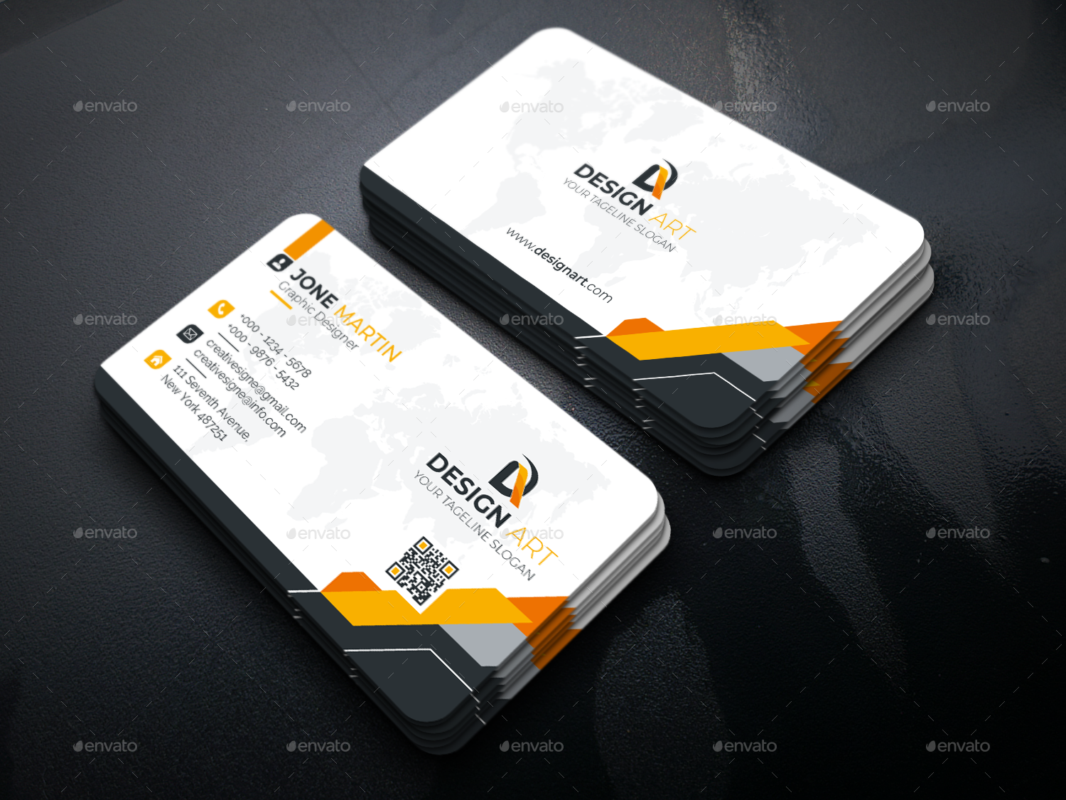Business card, Print Templates | GraphicRiver