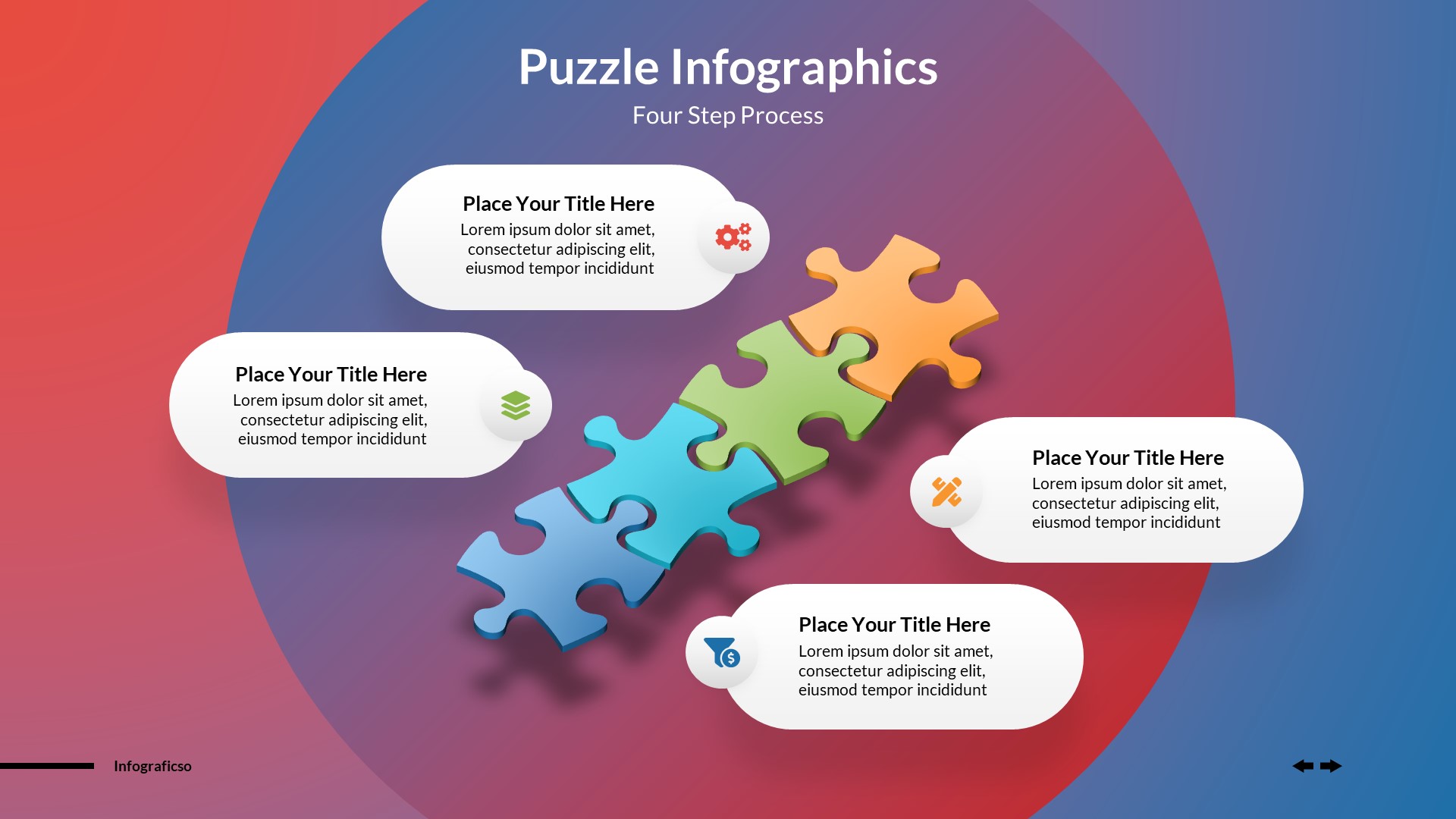 Business Puzzles Infographics PowerPoint Template by graficso ...