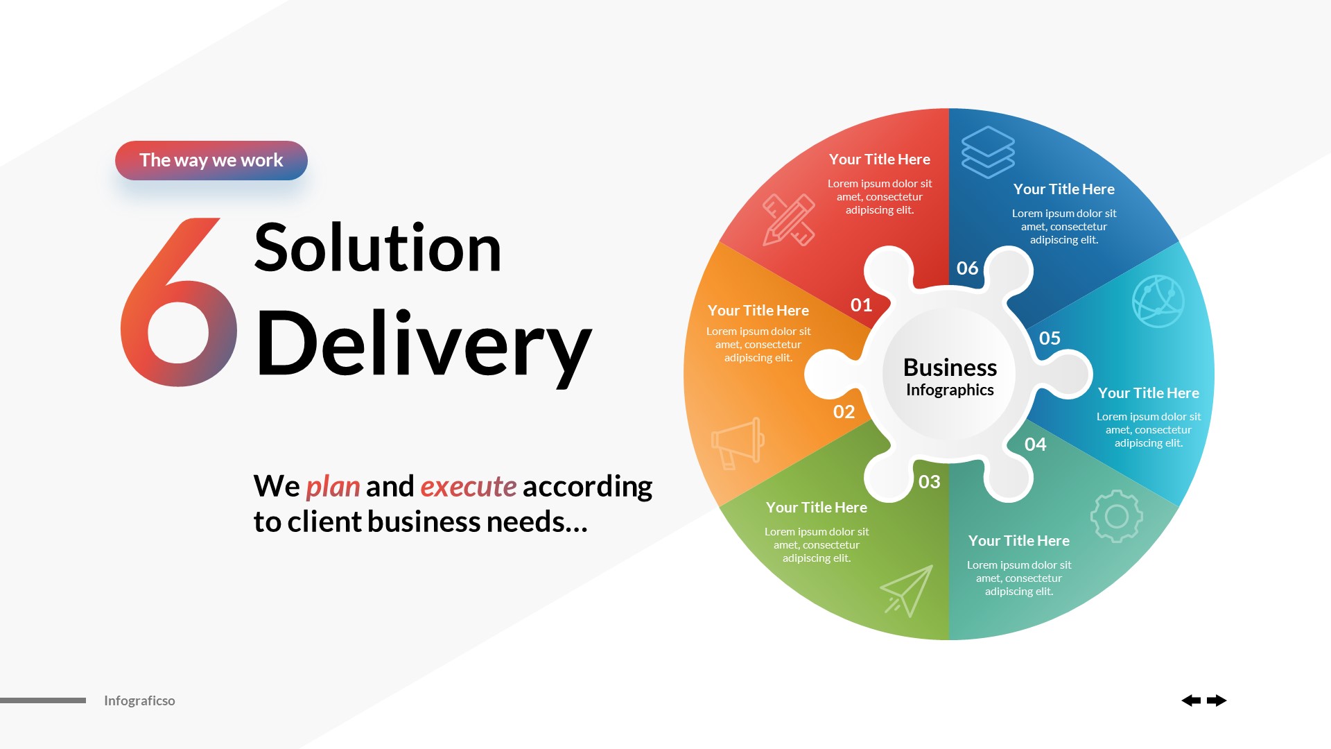 Business Puzzles Infographics PowerPoint Template by graficso ...