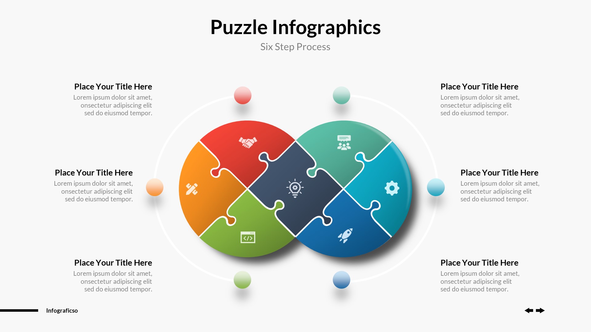 Business Puzzles Infographics PowerPoint Template by graficso ...