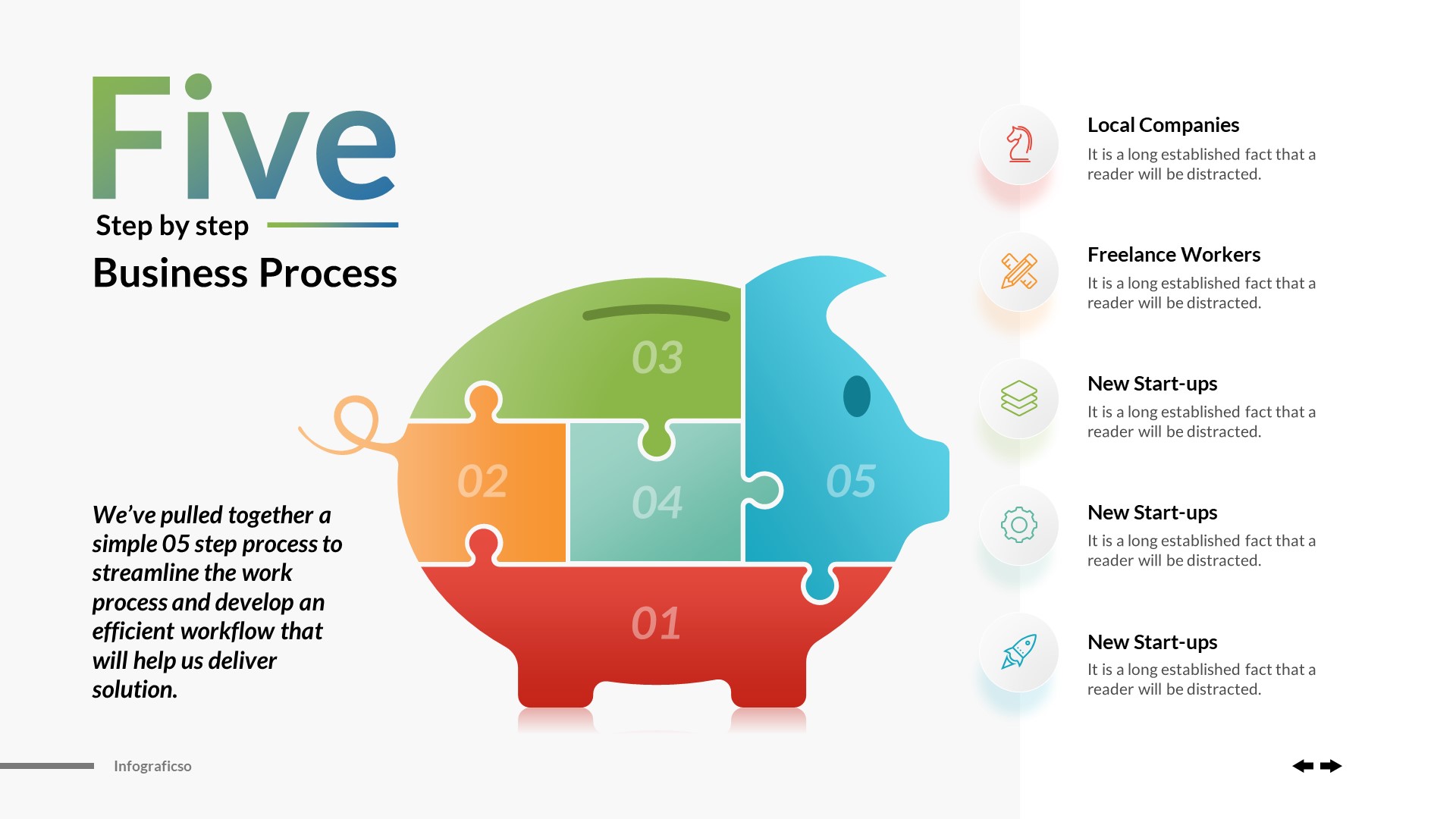 Business Puzzles Infographics PowerPoint Template by graficso ...