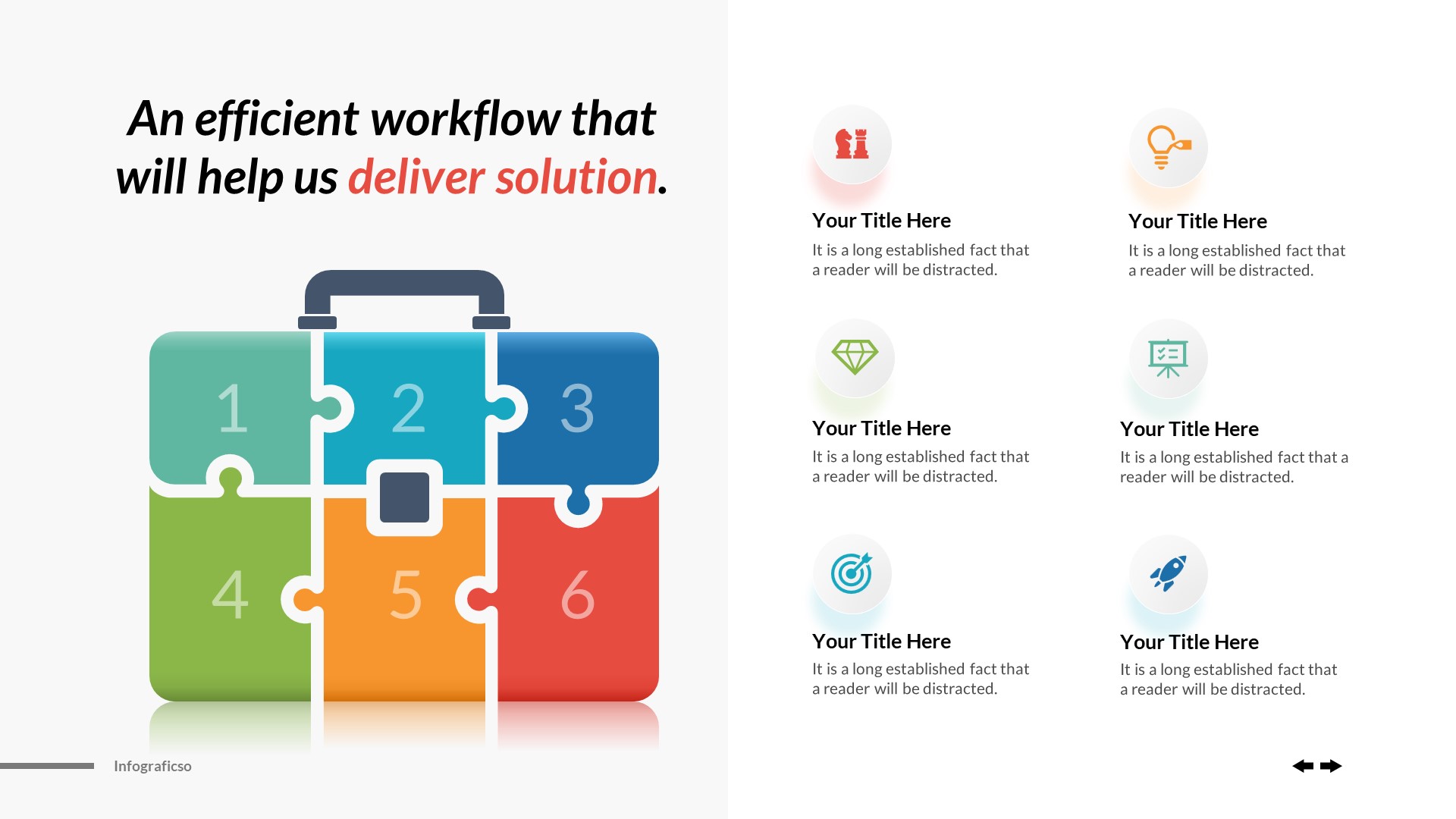 Business Puzzles Infographics PowerPoint Template by graficso ...