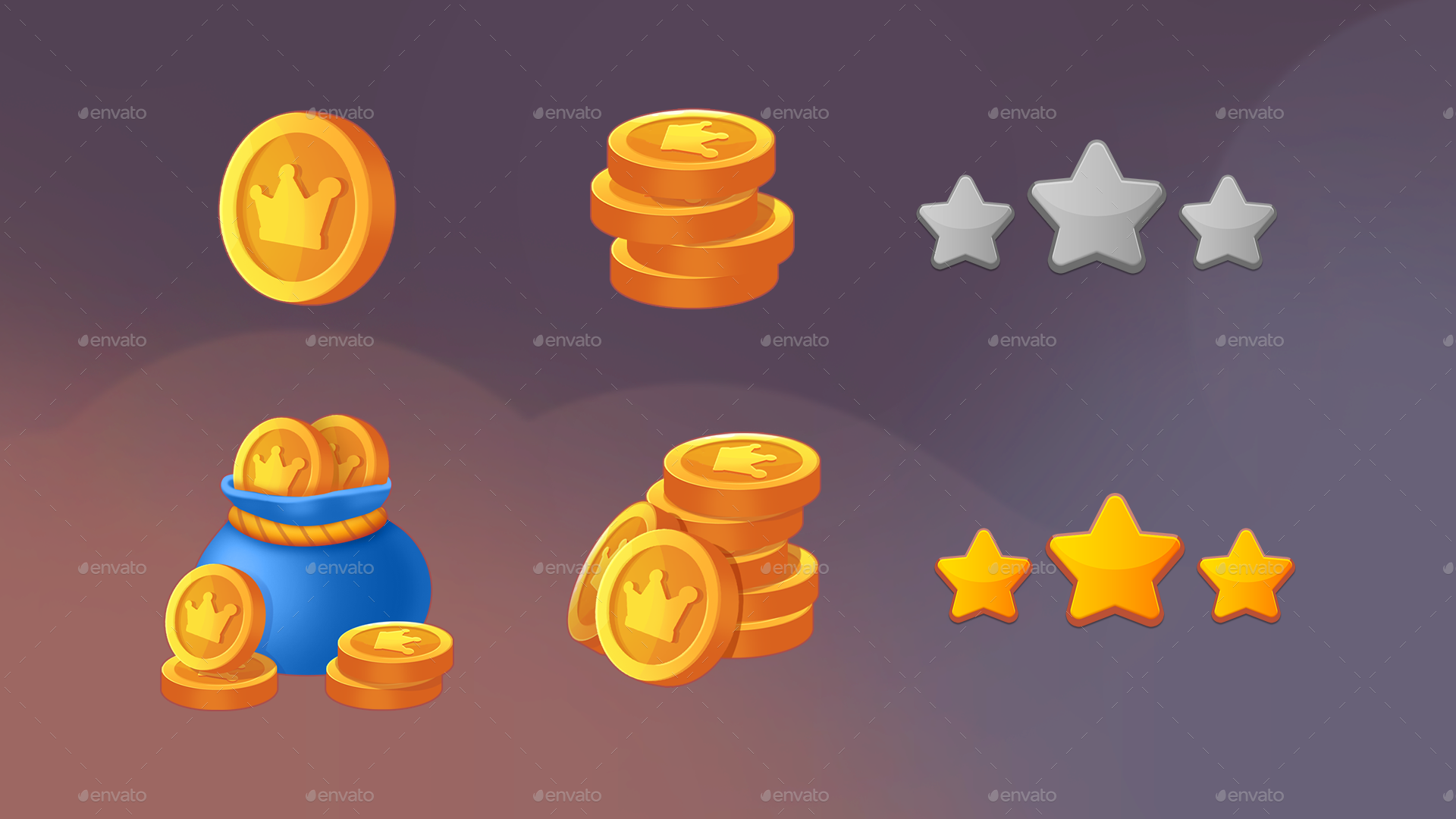 Paper GUI pack, Game Assets | GraphicRiver