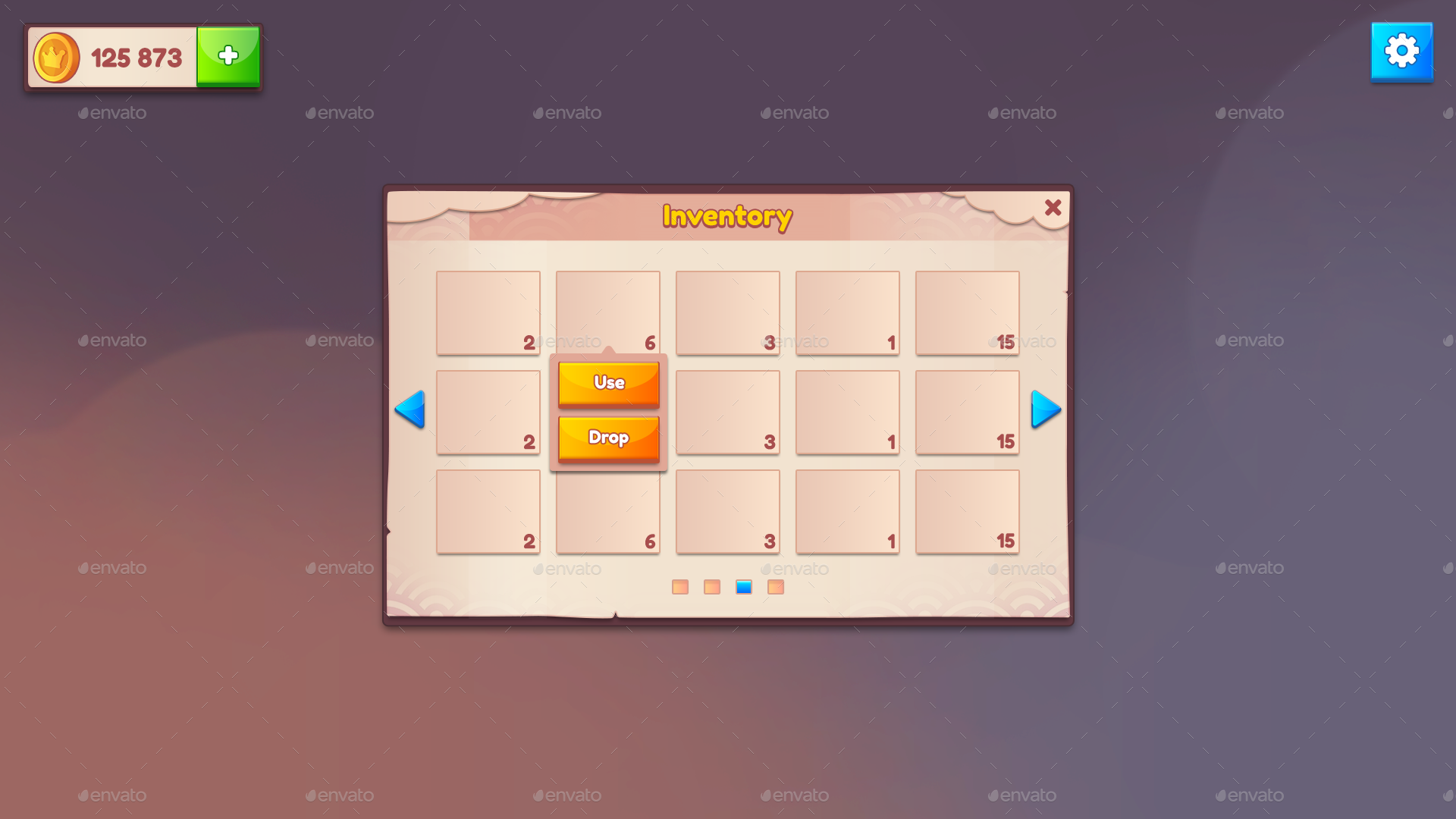 Paper GUI pack, Game Assets | GraphicRiver