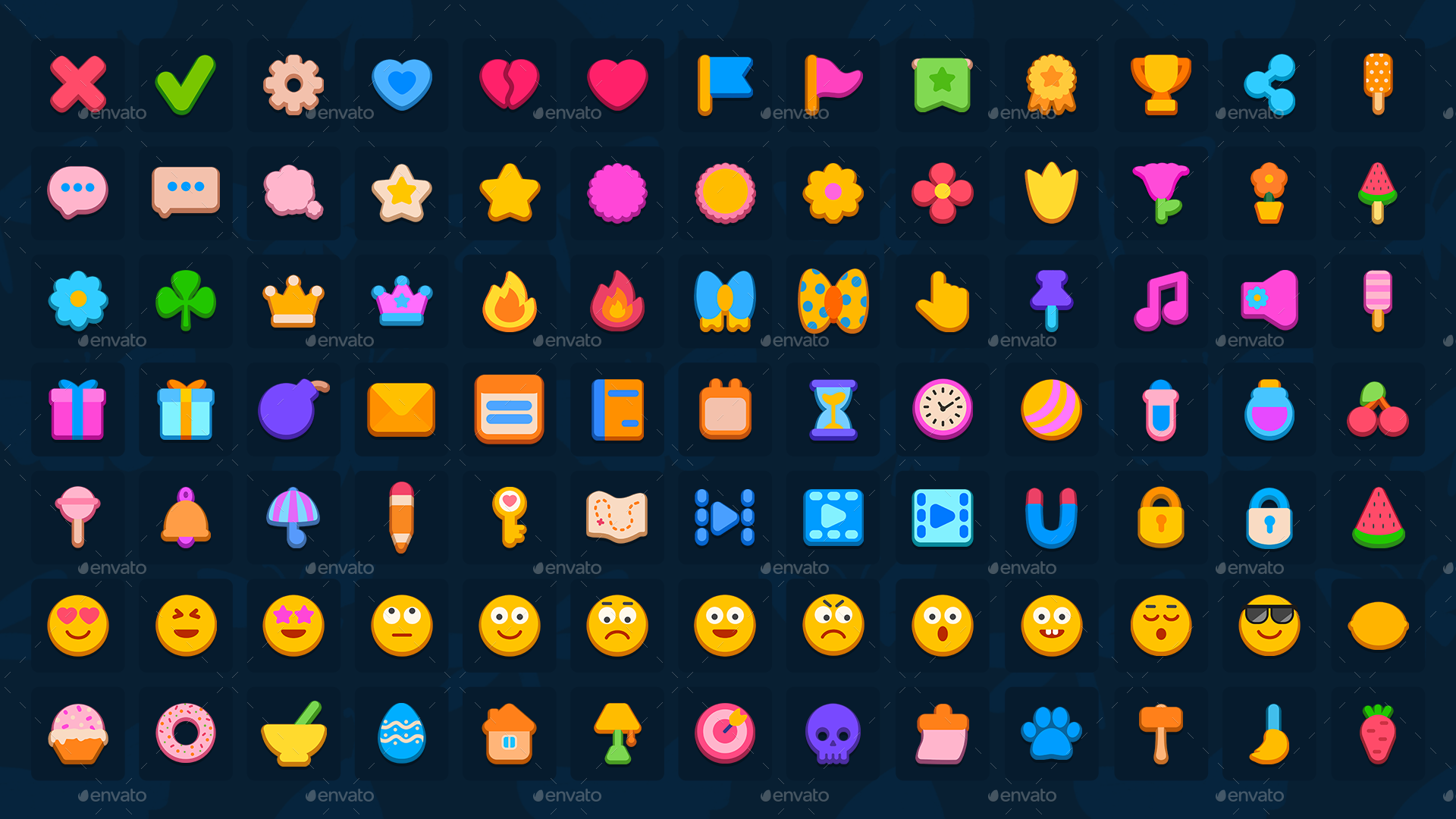 Butterfly Game UI pack, Game Assets | GraphicRiver