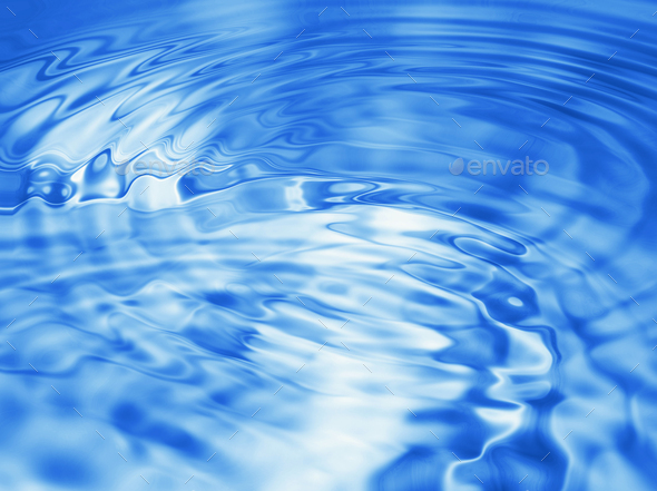 Bright blue abstract background with water ripples pattern Stock Photo ...