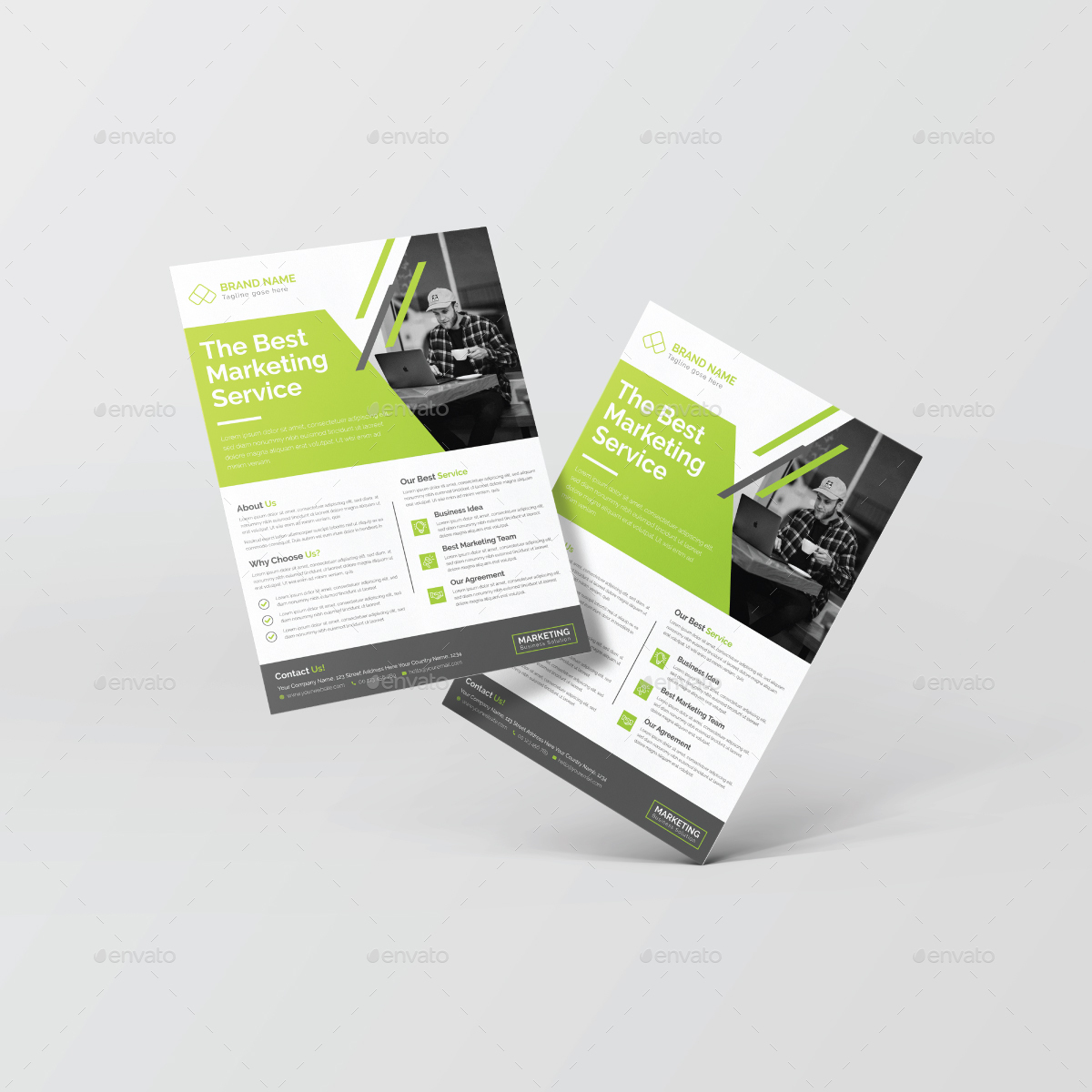 Corporate Flyer Design, Print Templates | GraphicRiver