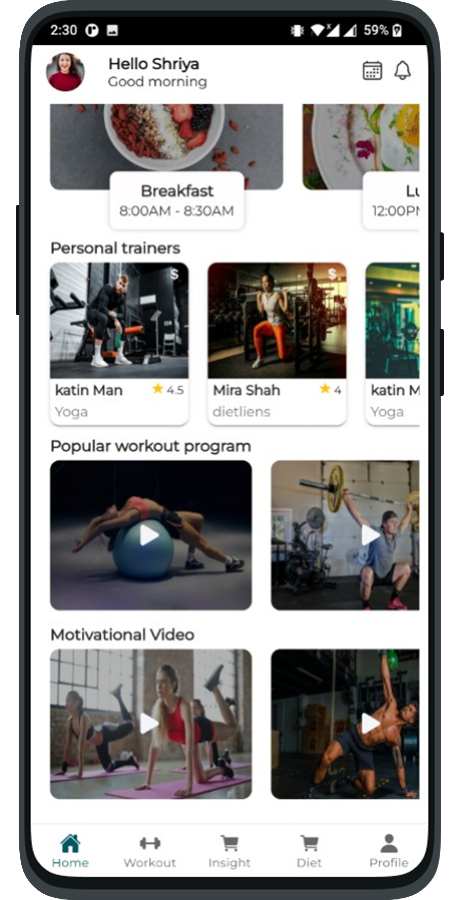 Ionic Fitness Workout App Template in Ionic | Multi Language | FitBit by camelcasetechnology
