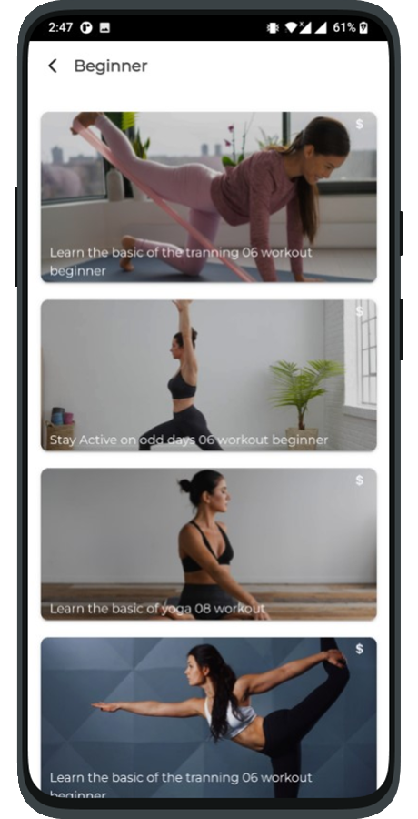 Ionic Fitness Workout App Template in Ionic | Multi Language | FitBit by camelcasetechnology