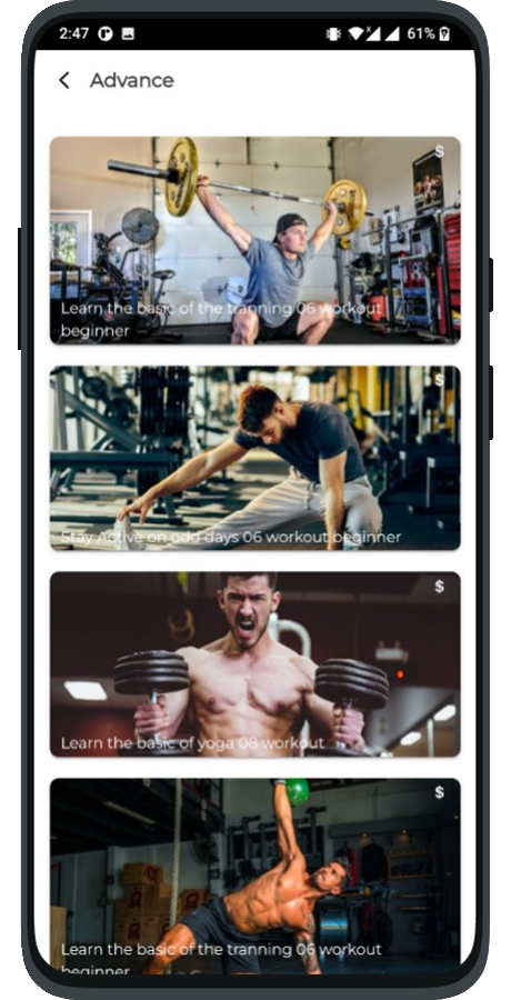 Ionic Fitness Workout App Template in Ionic | Multi Language | FitBit by camelcasetechnology