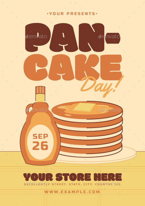 National Pancake Day, Print Templates | GraphicRiver