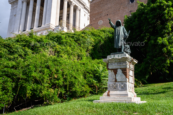 Capitolium Hill, Piazza del Campidoglio in Rome, Italy. Rome ...