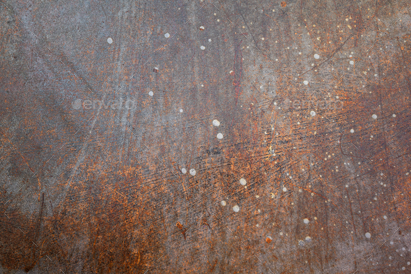 Texture of rusty metal, paint drops. Stock Photo by composter-box ...