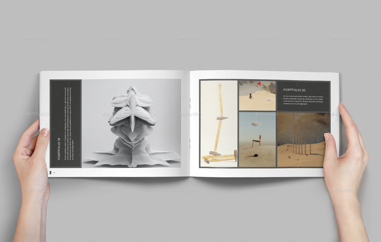 Book Portfolio, Print Templates | GraphicRiver