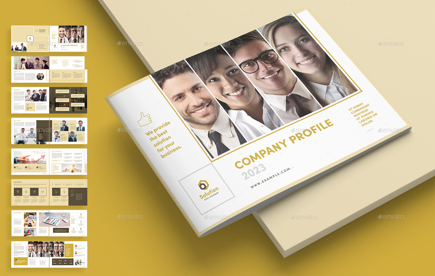 Company Profile Landscape by bourjart_20 | GraphicRiver