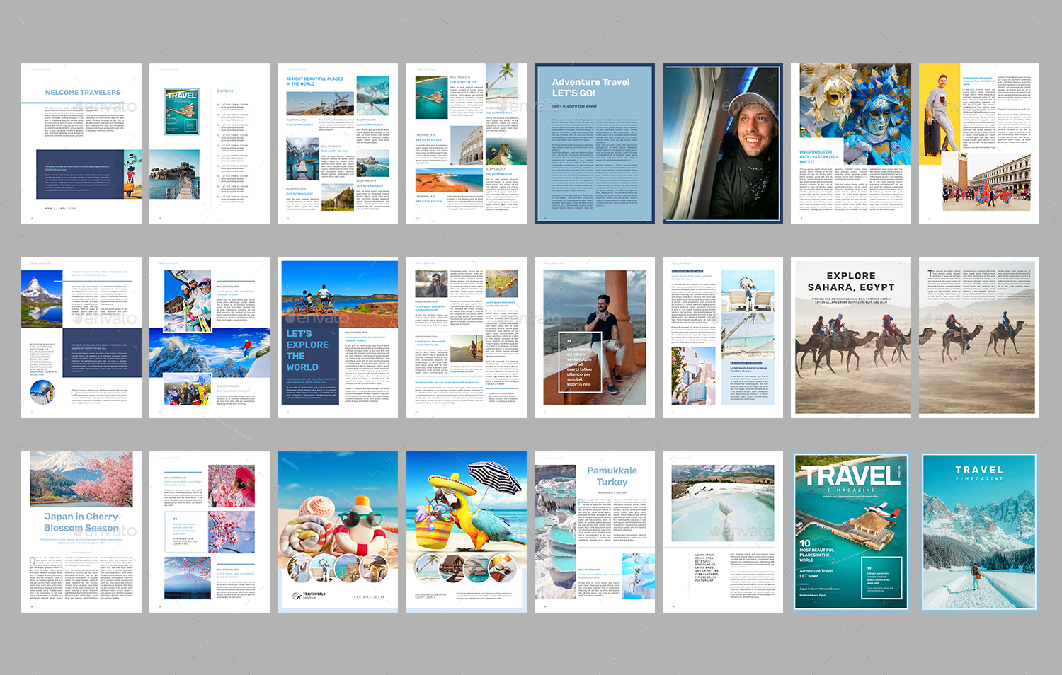 Travel E-Magazine, ePublishing | GraphicRiver
