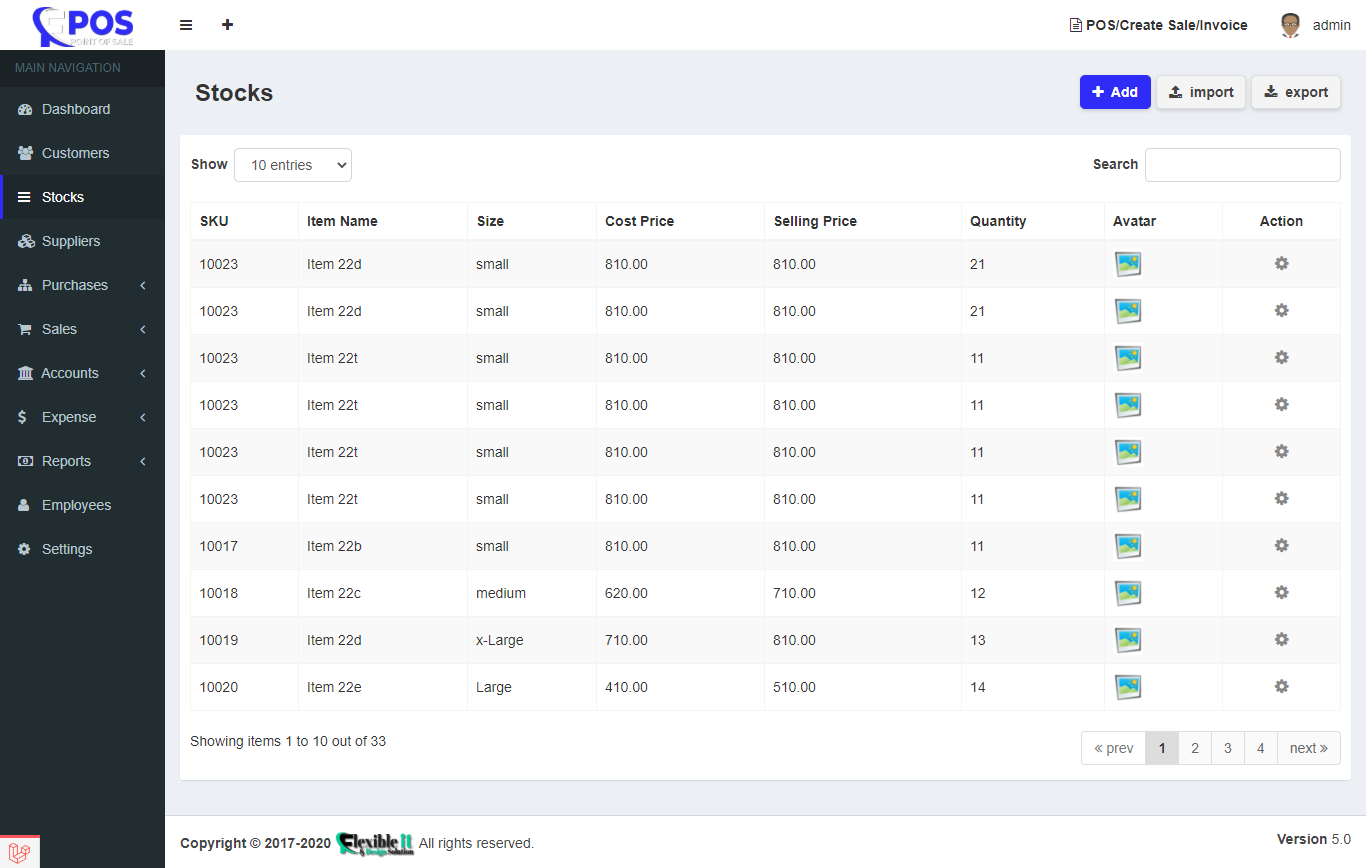 FlexiblePOS with Inventory Management System by FlexCoders | CodeCanyon