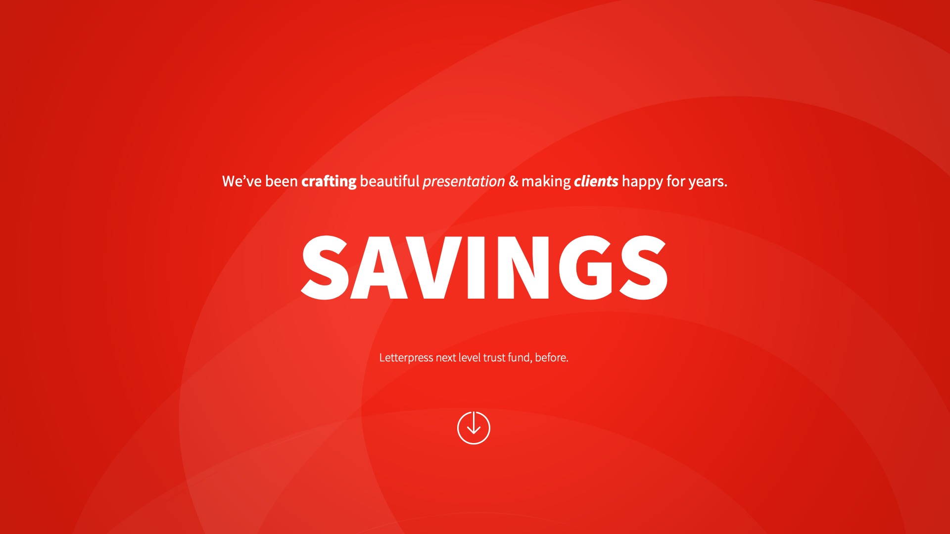 SAVINGS - PowerPoint Infographics Slides, Presentation Templates ...