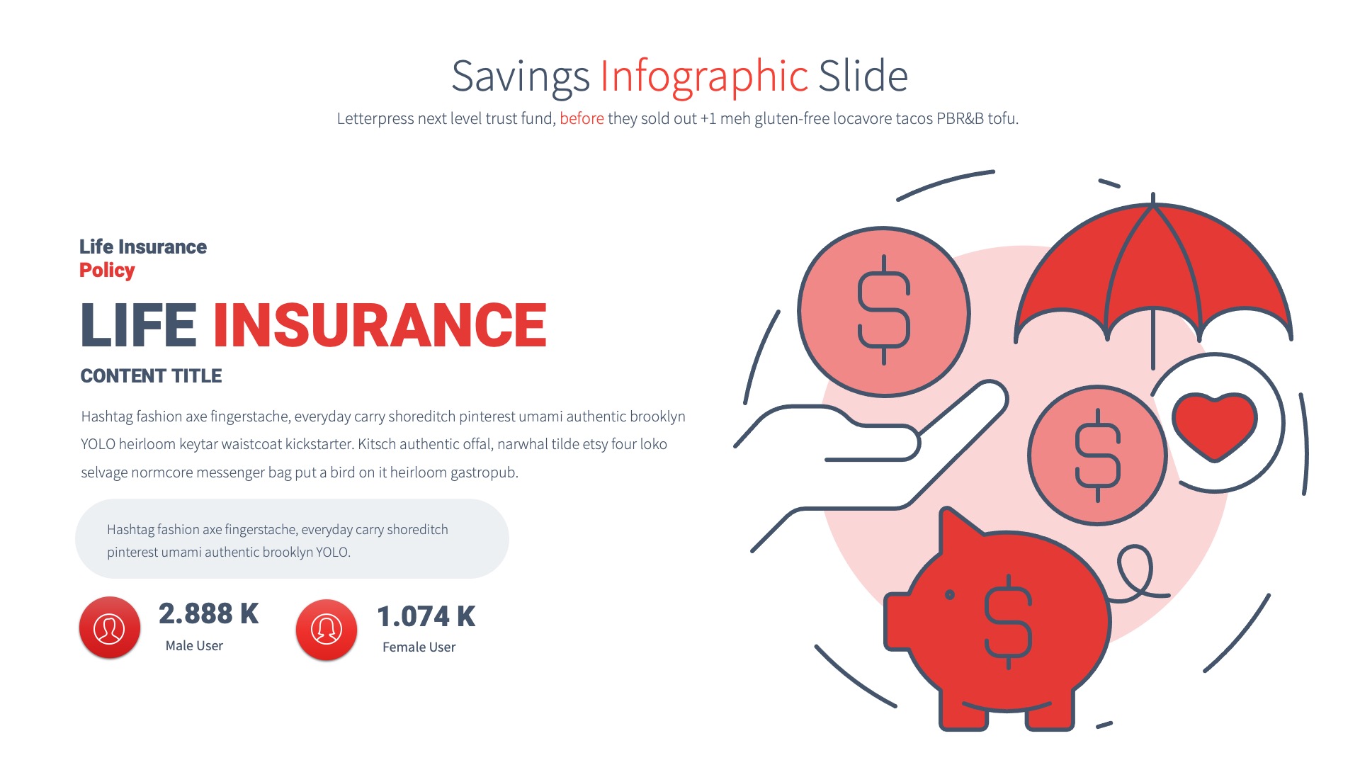 SAVINGS - PowerPoint Infographics Slides, Presentation Templates ...