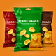 Food Snack Foil Packaging Mockup by Peachline | GraphicRiver