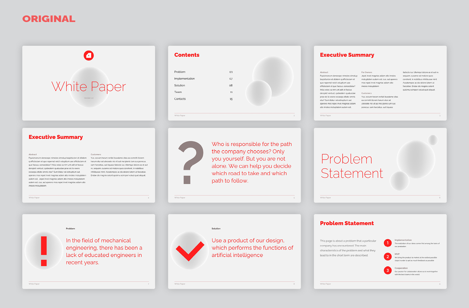 White Paper, Presentation Templates | GraphicRiver