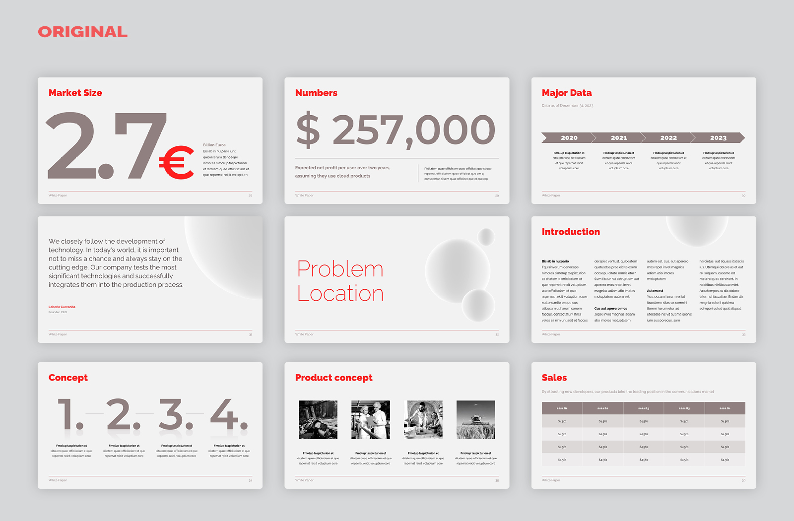 White Paper, Presentation Templates | GraphicRiver