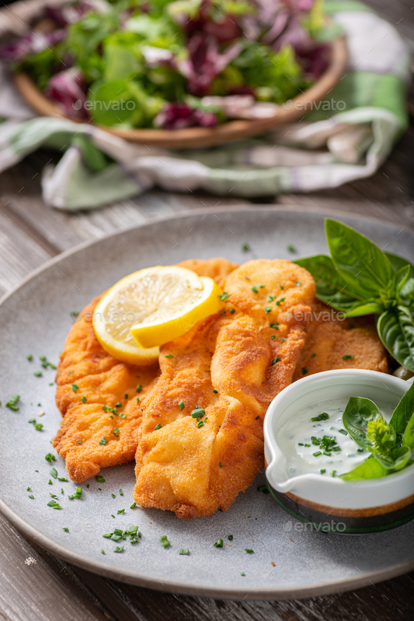 Original weiner schnitzel Stock Photo by PeteerS | PhotoDune