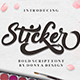 Sticker, Fonts | GraphicRiver