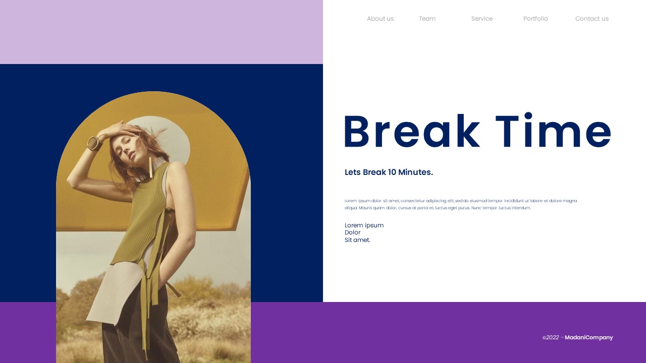 Madani - Fashion Business Keynote Template, Presentation Templates