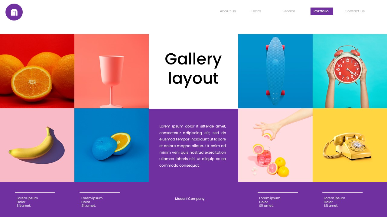 Madani - Fashion Business Keynote Template, Presentation Templates