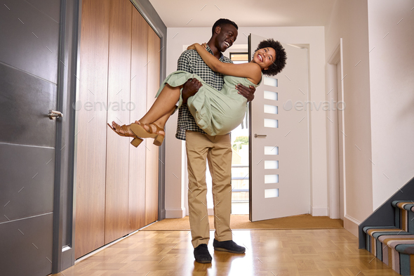 Man Carrying Woman Romantic