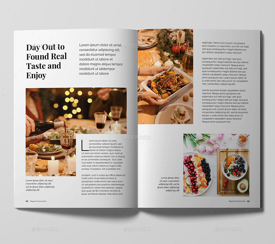 Lifestyle Magazine Template, Print Templates | GraphicRiver