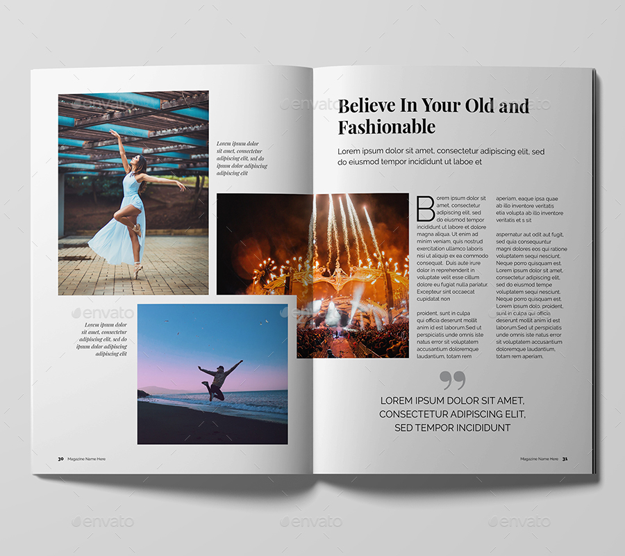 Lifestyle Magazine Template, Print Templates | GraphicRiver