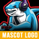 Shark Gamer Mascot Logo Design, Logo Templates | GraphicRiver