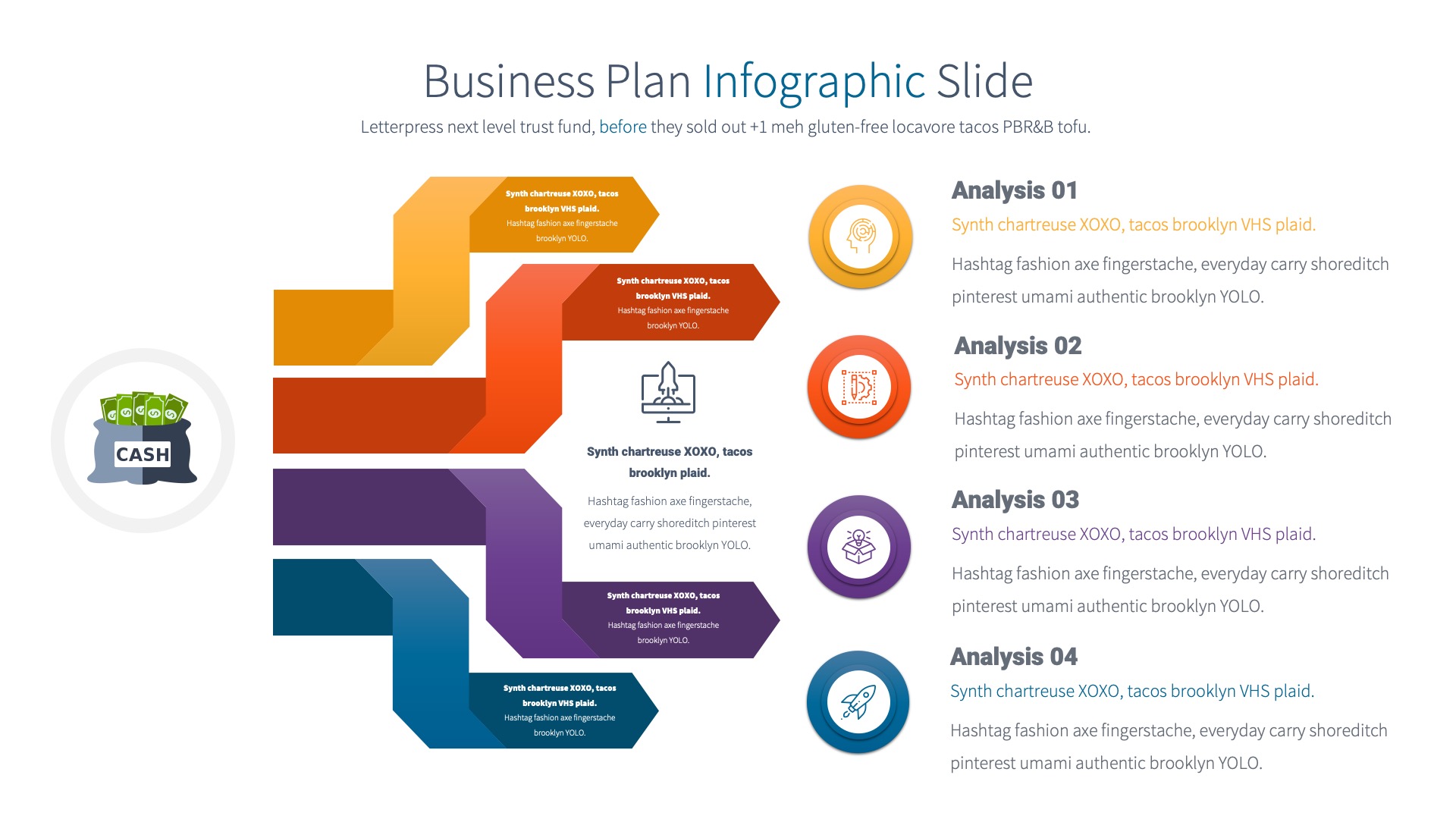 Business Plan - PowerPoint Infographics Slides, Presentation Templates