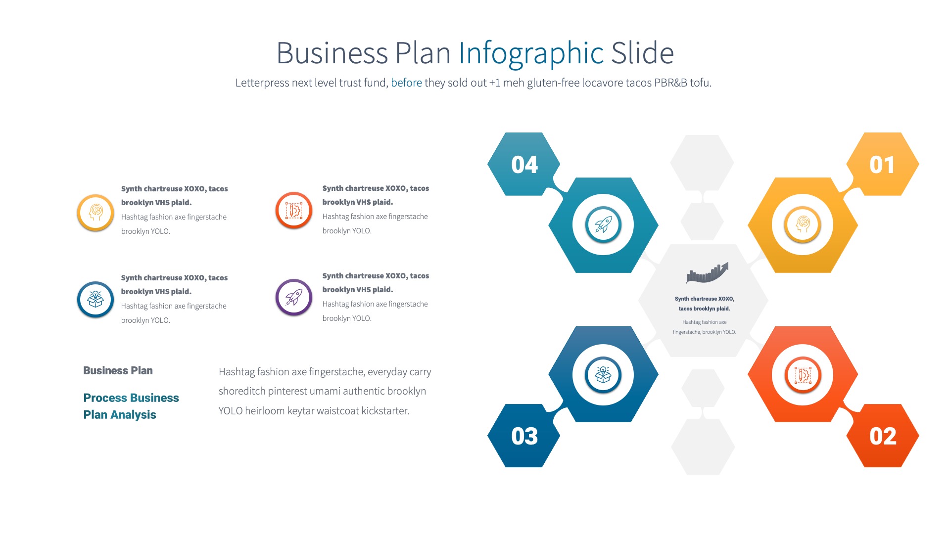 Business Plan - PowerPoint Infographics Slides, Presentation Templates