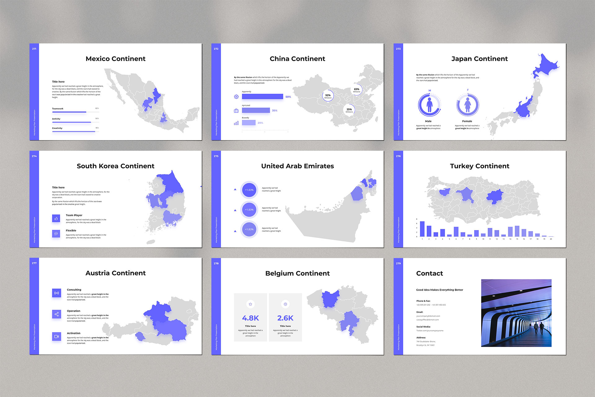 Marketing Plan PowerPoint Presentation Template, Presentation Templates