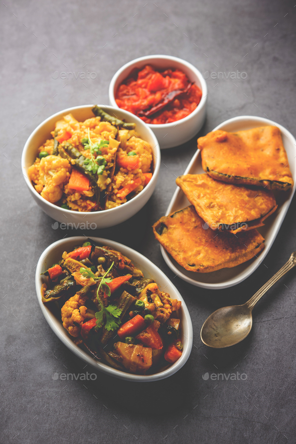 Bengali Bhog food for Indian Hindu Durga Puja or pooja festival ...