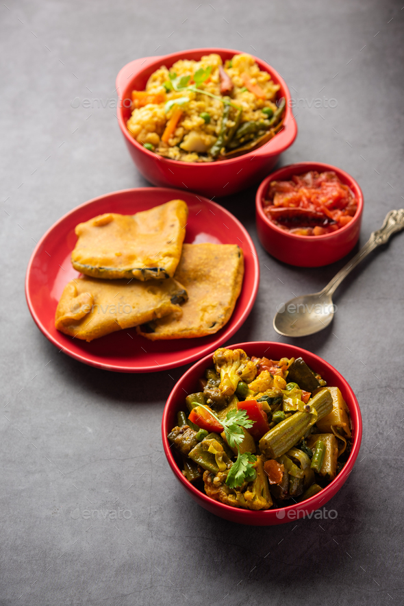 Bengali Bhog food for Indian Hindu Durga Puja or pooja festival ...